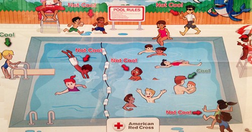 Red Cross Apologizes For "Racist" Pool Safety Poster That Depicts ...