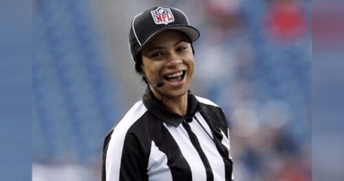 Maia Chaka, First Black Woman Referee, Officiates First NFL Game
