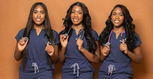 Black Triplet Sisters Make History, Graduate Together With Nursing Degree